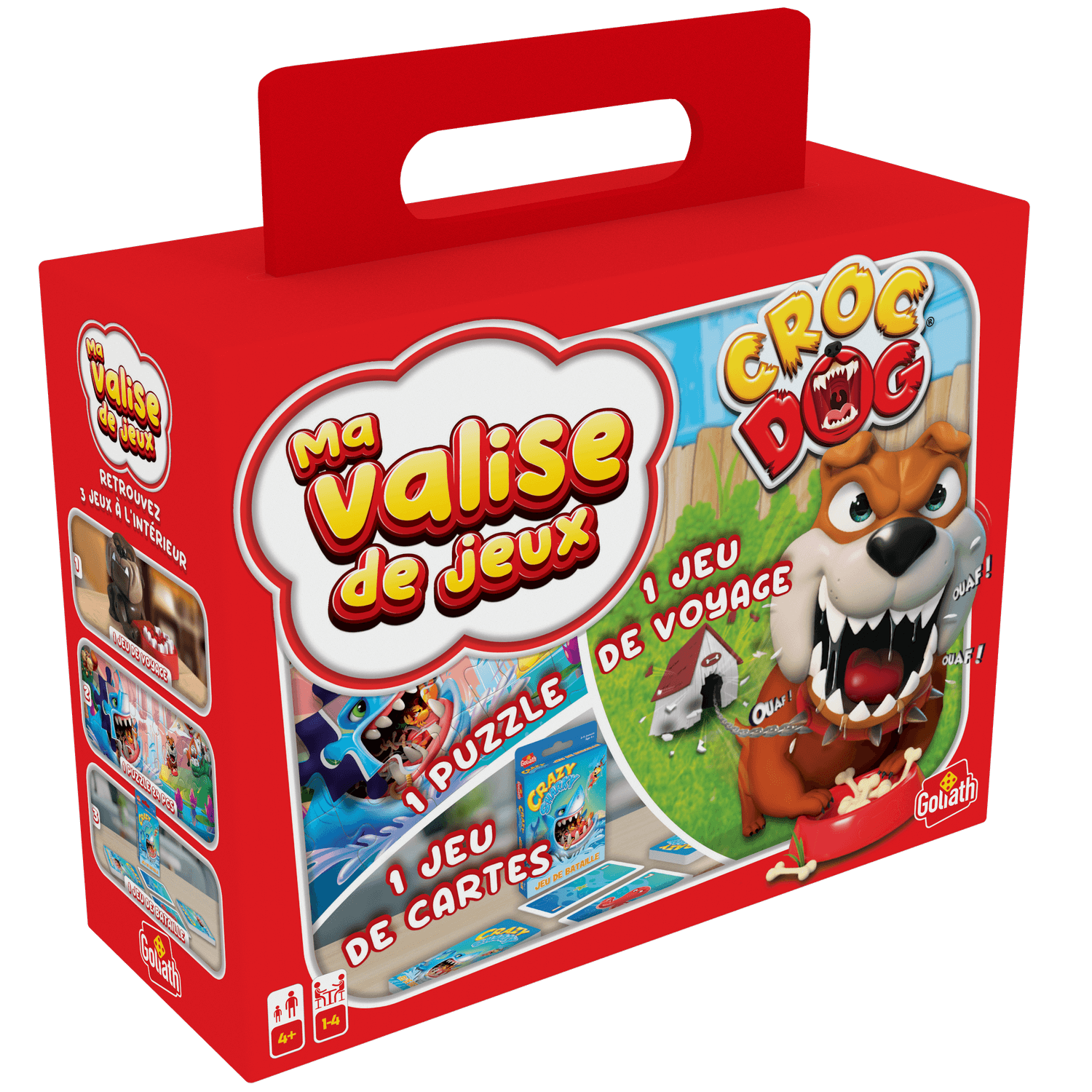 Valise Multi Jeux Croc Dog - Goliath